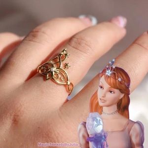 Jewelry | Barbie Ring Barbie Brietta Crown Ring Barbie Tiara Magic ...